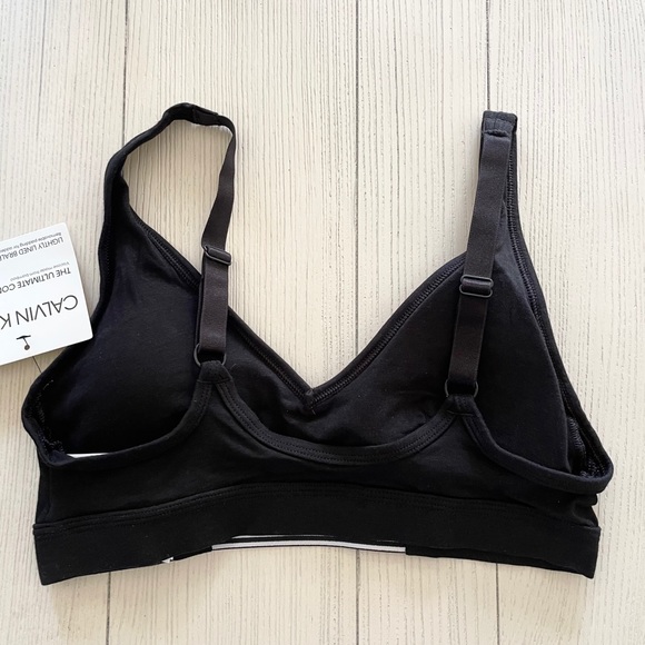 Calvin Klein | Intimates & Sleepwear | Calvin Klein Black Padded Logo ...